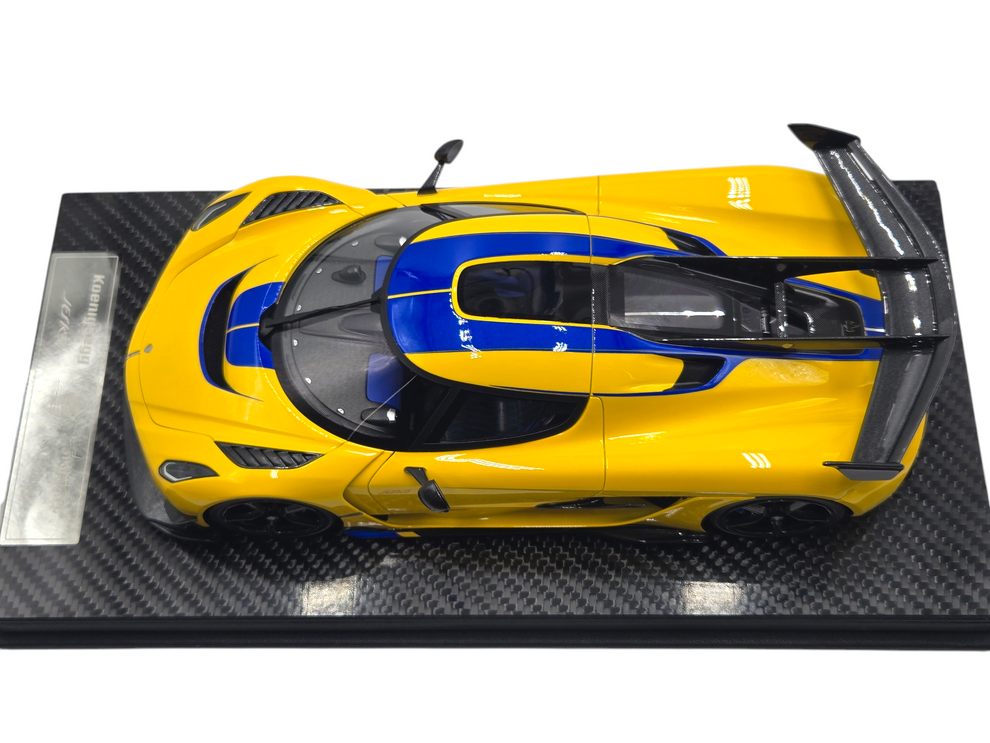 FrontiArt Koenigsegg Jesko Swedish Flag Yellow - Limited 500 pcs – The ...