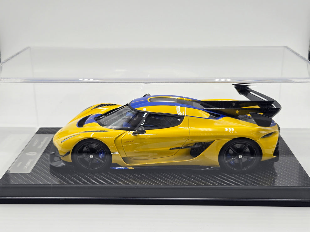 FrontiArt Koenigsegg Jesko Swedish Flag Yellow - Limited 500 pcs – The ...